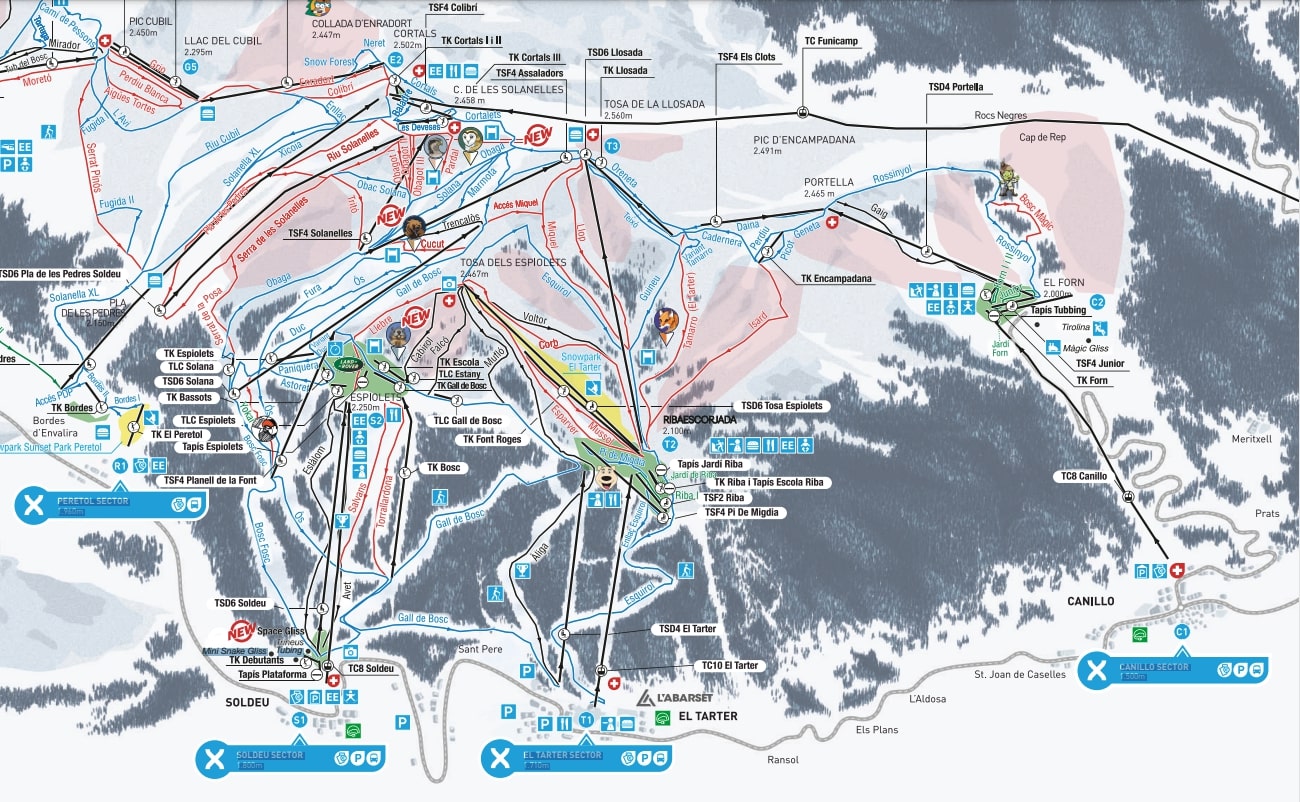 Canillo Ski Resort Piste Map (Free to Download) - WeSki